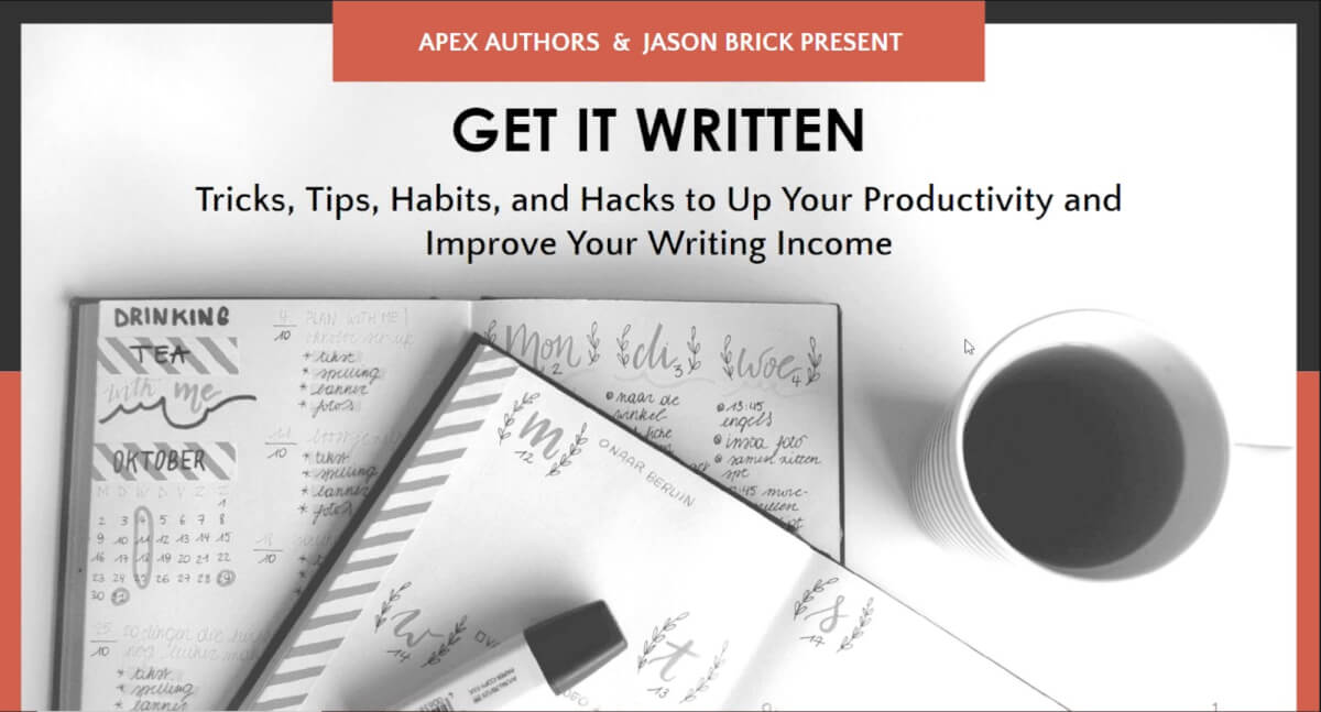 Training #276 - Writing and Productivity with Jason Brick - Apex Authors