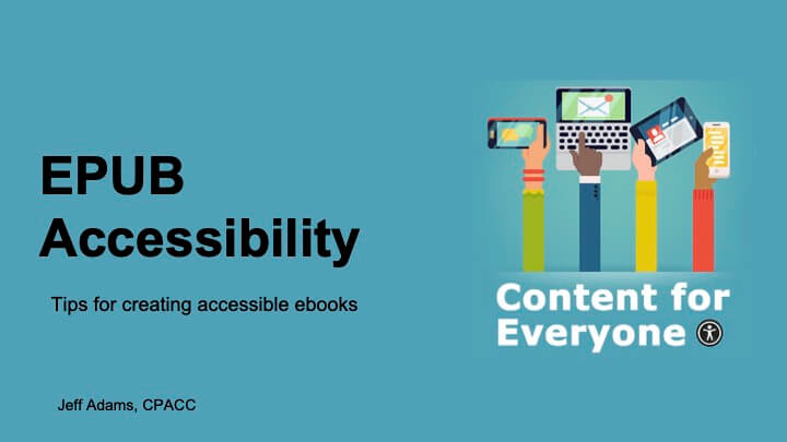 Training #531 - eBook Accessibility - Apex Authors